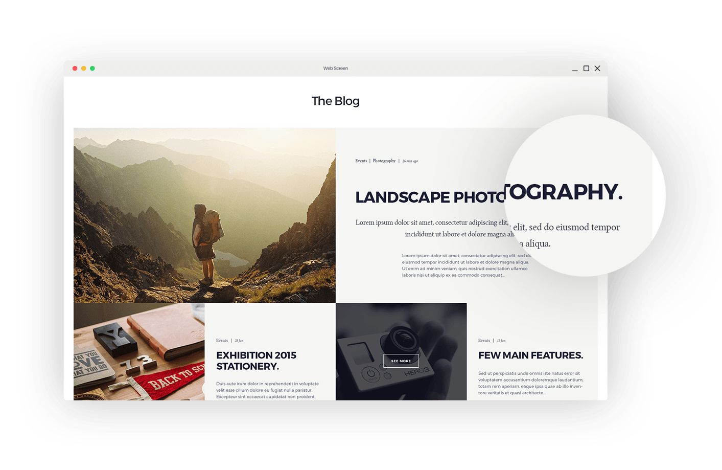 Left Sidebar Layout – Grupo Industrial Baca